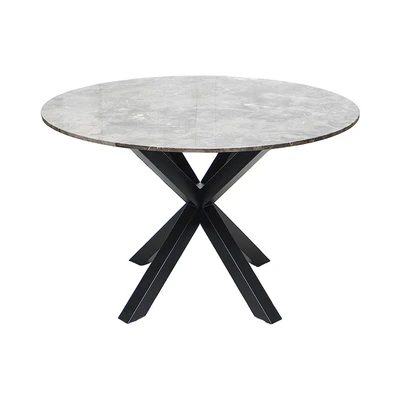 Jual Informa Heaven Meja Makan Marble Round Cokelat Terbaru | Ruparupa