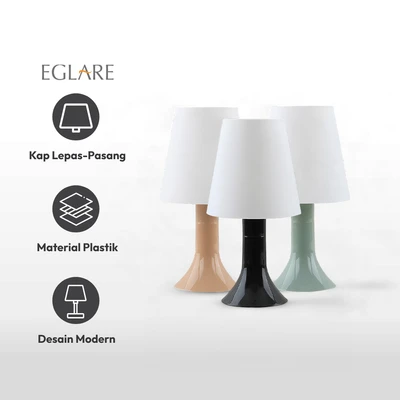 Jual Eglare Lampu Meja Mini Hitam Terbaru | Ruparupa