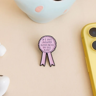 Jual Ataru Pin Enamel Most Awkward Human Terbaru | Ruparupa