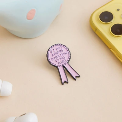 Jual Ataru Pin Enamel Most Awkward Human Terbaru | Ruparupa