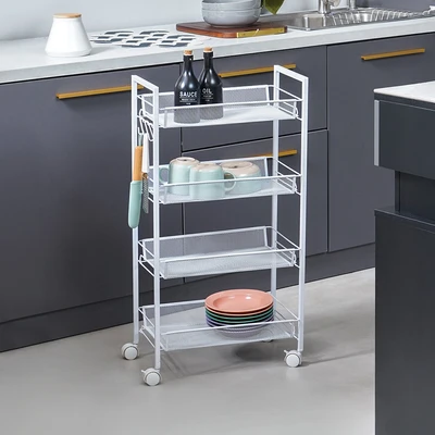 Jual Informa 48 X 26 X 85 Cm Rak Troli 4 Tingkat Putih Terbaru | Ruparupa