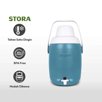 Jual Stora 5 Ltr Cooler Teko Minum Biru Terbaru | Ruparupa