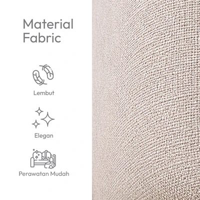Jual Informa Osaka Sofa Fabric 2 Seater Cokelat Muda Terbaru | Ruparupa