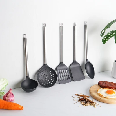 Jual Cooking Color Set 5 Pcs Tanya Peralatan Masak Hitam Terbaik | Informa