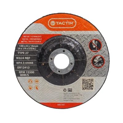 Jual Tactix Mata Gerinda Inox 100 X 6 X 16 Mm Terbaru | Ruparupa