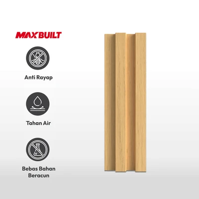 Jual Maxbuilt 290 X 12 X 1 2 Cm Panel Dinding Ps Motif Kayu Cokelat ...