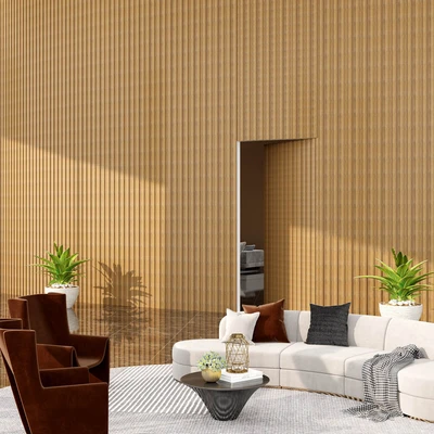 Jual Maxbuilt 290 X 4 7 X 2 Cm Panel Dinding Flex Motif Kayu Cokelat ...