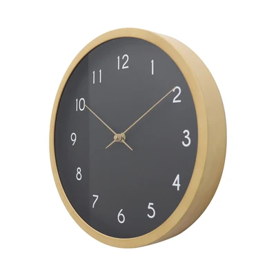 Jual Informa 30 Cm Jam Dinding Motif Kayu Mc 30 Hitam Terbaru | Ruparupa