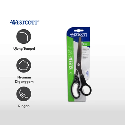 Jual Westcott 8 Inci Gunting Kleenearth Hitam Terbaru | Ruparupa
