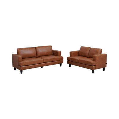 Jual Informa Leon Set Sofa Fabric Cokelat Terbaru | Ruparupa
