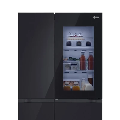 Jual Lg 655 Ltr Kulkas 4 Pintu Side By Side Gc Q 257 Sgvl Hitam Terbaik | Informa