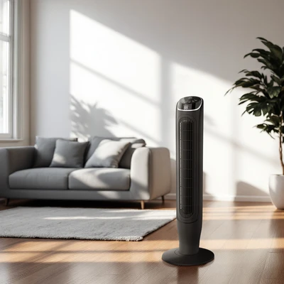 Jual Kels Garwyn Kipas Angin Berdiri Hitam Terbaru | Ruparupa