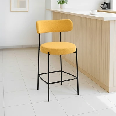 Jual Informa Willow Kursi Bar Fabric Kuning Terbaru | Ruparupa