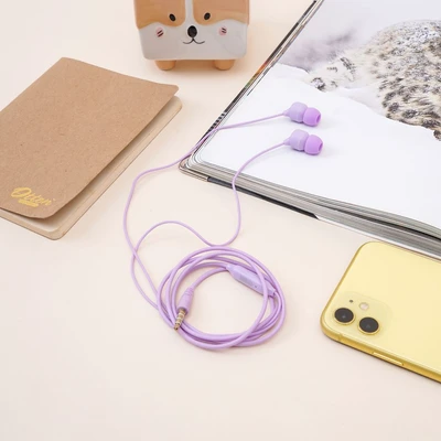 Jual Ataru Simple Earphone Ungu Dusty Terbaru | Ruparupa