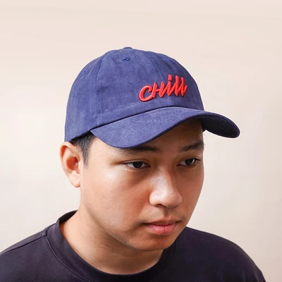 Jual Ataru Topi Baseball Chill Biru Navy Terbaru | Ruparupa