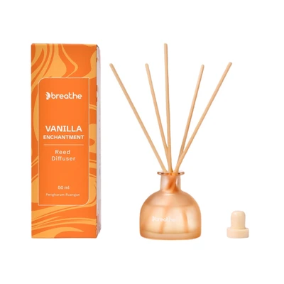 Jual Breathe 50 Ml Vanilla Enchantment Reed Diffuser Original | AZKO