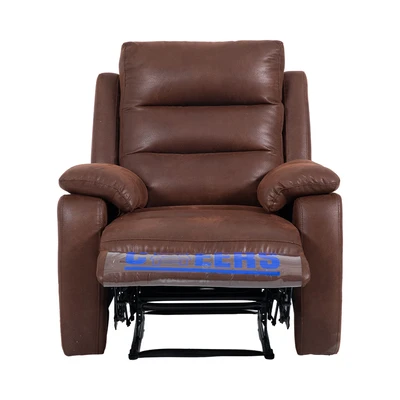 Jual Cheers Milo Sofa Recliner Fabric 1 Seater Cokelat Terbaru | Ruparupa
