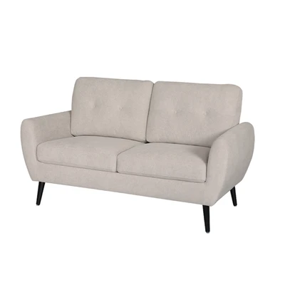 Jual Informa Osaka Set Sofa Fabric 1 2 Seater Cokelat Muda Terbaru ...