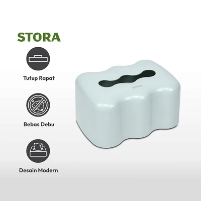 Jual Stora Tempat Tisu Biru Terbaru | Ruparupa