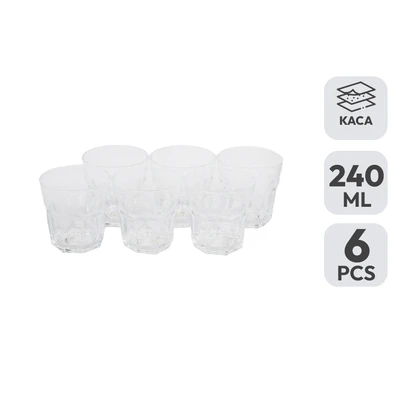 Jual Delicia 240 Ml Set 6 Pcs Gelas Stackable Terbaru | Ruparupa