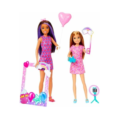 Jual Barbie Set Boneka Celebration Fun Skipper Stacie Hkb 12 Terbaru ...