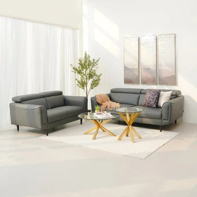 Jual Informa Heaven Meja Sisi Round Clear Brass Gold Terbaru | Ruparupa