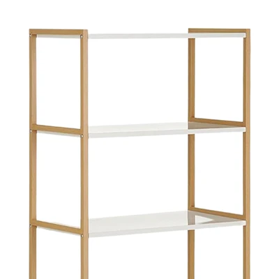 Jual Informa Frey Rak Besi 5 Tingkat Putih Beech Terbaru | Ruparupa