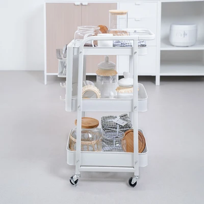 Jual Informa Neo Walden Rak Troli Dapur Putih Terbaru | Ruparupa