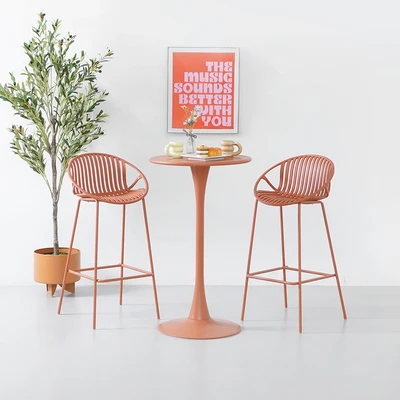 Jual Informa Fable Meja Bar Merah Terracotta Terbaru | Ruparupa