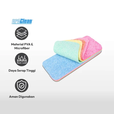 Jual Proclean Kain Lap Pva Multi Layered Terbaru | Ruparupa