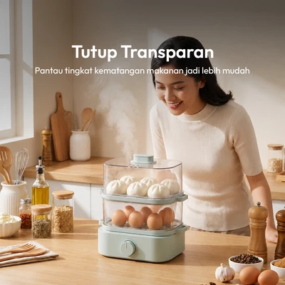 Jual Kels Ollie Pengukus Makanan Mini Hijau Terbaru | Ruparupa