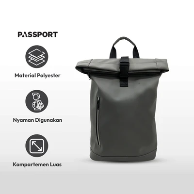 Jual Passport Rocket Tas Ransel Abu Abu Terbaru | Ruparupa