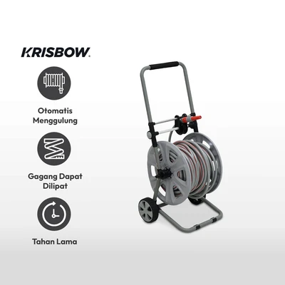 Jual Krisbow 45 Mtr Set Selang Air Foldable 1 2 Inci Terbaru | Ruparupa
