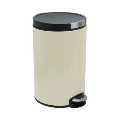 Jual Krisbow 12 Ltr Tempat Sampah Pedal Soft Close Krem Terbaru | Ruparupa