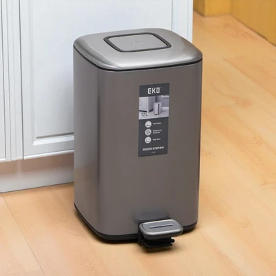 Jual Eko 12 Ltr Regent Tempat Sampah Pedal Abu Abu Titanium Terbaru ...