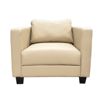 Jual Informa Venien Sofa Kulit 1 Seater Cokelat Cappuccino Terbaik ...