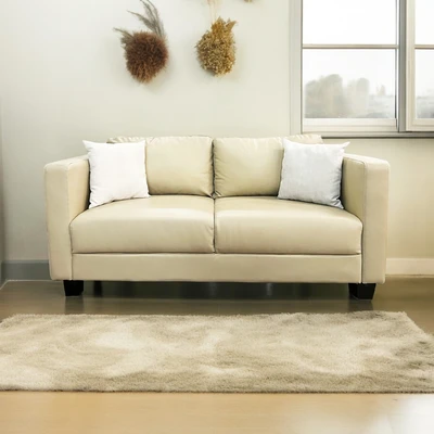 Jual Informa Venien Sofa Kulit 2 Seater - Cokelat Cappuccino Terbaru ...