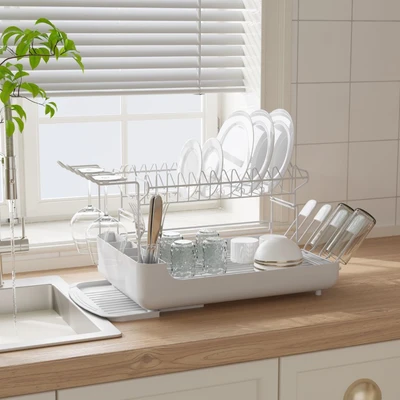 Jual Informa Pris Rak Piring 2 Tingkat Putih Terbaik | Informa