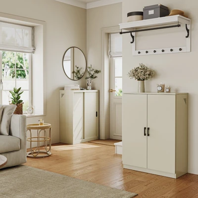 Jual Informa Lucia Kabinet 2 Pintu Geser Krem Beige Terbaik | Informa