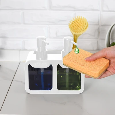Jual Informa Eri Dispenser Sabun Cair Double Dengan Spons Putih Terbaru ...