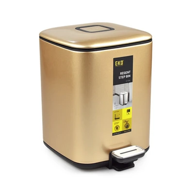 Jual Eko 6 Ltr Neo Regent Tempat Sampah Soft Close Gold Terbaru | Ruparupa