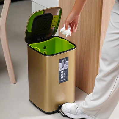 Jual Eko 12 Ltr Neo Bin Tempat Sampah Regent Soft Close Gold Terbaik ...