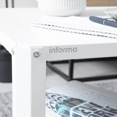 Jual Informa Sydney Meja Sisi Square Putih Terbaru | Ruparupa