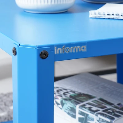 Jual Informa Sydney Meja Sisi Square Biru Terbaru | Ruparupa