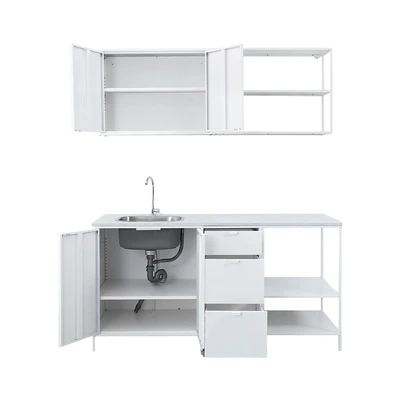 Jual Informa Loris Kitchen Set Metal Putih Terbaru | Ruparupa