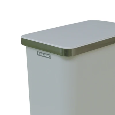 Jual Krisbow 30 Ltr Tempat Sampah Pedal Soft Close Slim Frsbs 30 Wh Putih Terbaru | Ruparupa