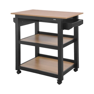 Jual Informa Galata Rak Troli Dapur Hitam Terbaik | Informa