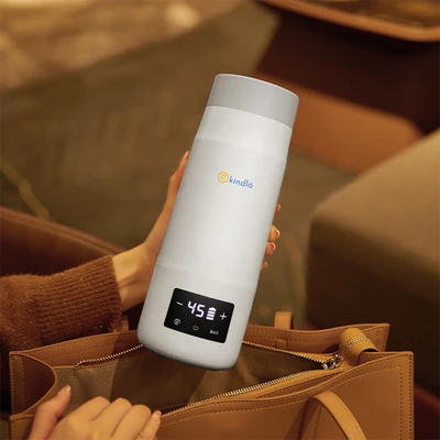 Jual Kindla 0.3 ltr Botol Penghangat Susu Portable - Putih Terbaru ...