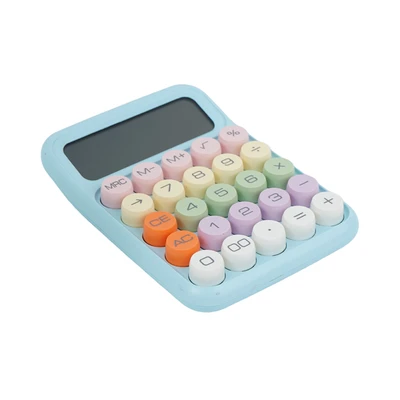 Jual Ataru Kalkulator Mechanical 12 Digit Biru Terbaru | Ruparupa