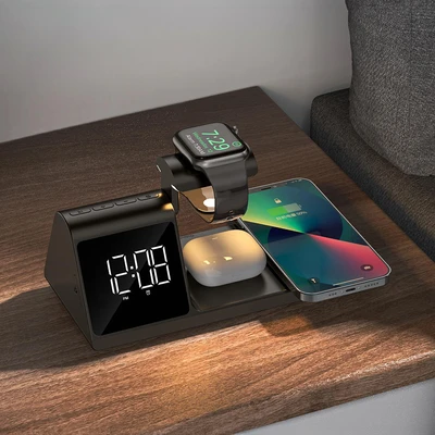 Jual Havit Charger Wireless Dengan Jam W 3042 Hitam Terbaru | Ruparupa